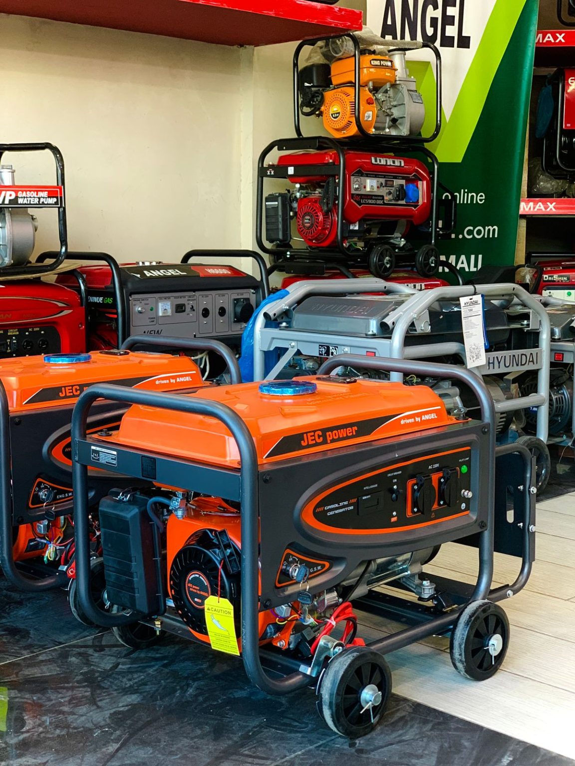 JEC J3500 2.5 Kw (3Kva) Generator - Angel Power & Solar Products
